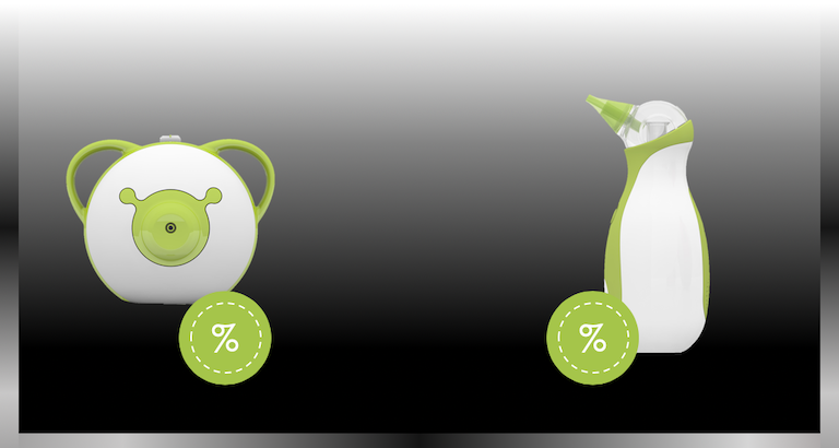 Nosiboo® Baby Nasal Aspirators - For Clearing Stuffy Baby Noses